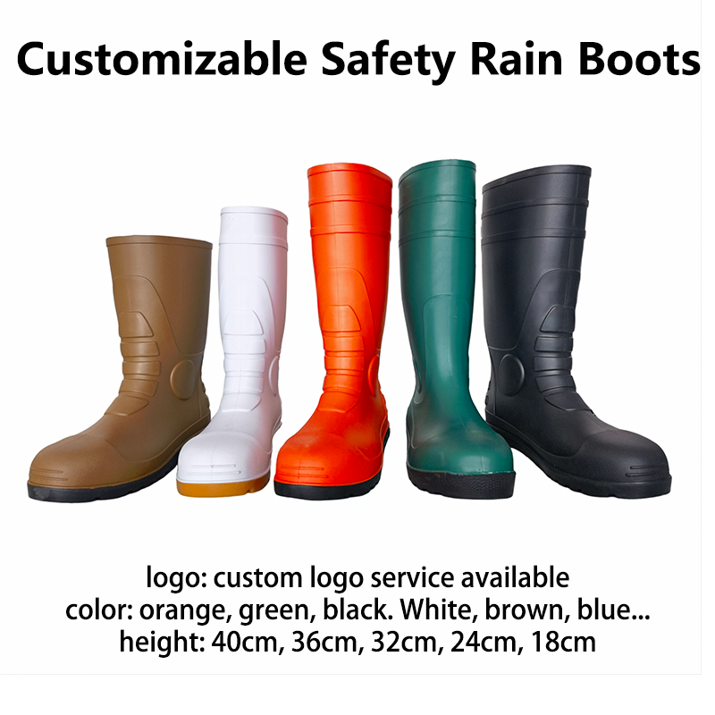 China Steel Toe PVC Safety Gumboots CE S5 Rain Boots factory and ...
