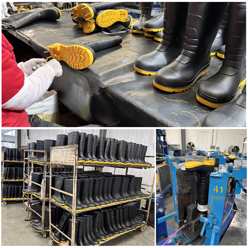 China Steel Toe PVC Safety Gumboots CE S5 Rain Boots fekitori ...